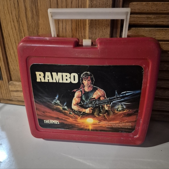 Thermos | Kitchen | Vintage 985 Rambo Thermos Plastic Lunch Box | Poshmark